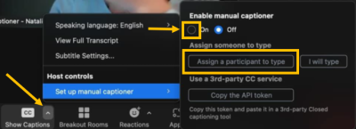 How to Add Manual Captions to Zoom Meetings – The Captioning Group Inc.